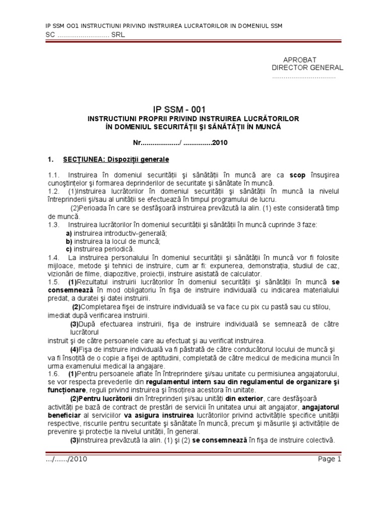 Ip Ssm 01-Instruirea Lucratorilor