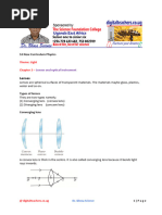 Lens Sign Conventions Explained | PDF | Optics | Light