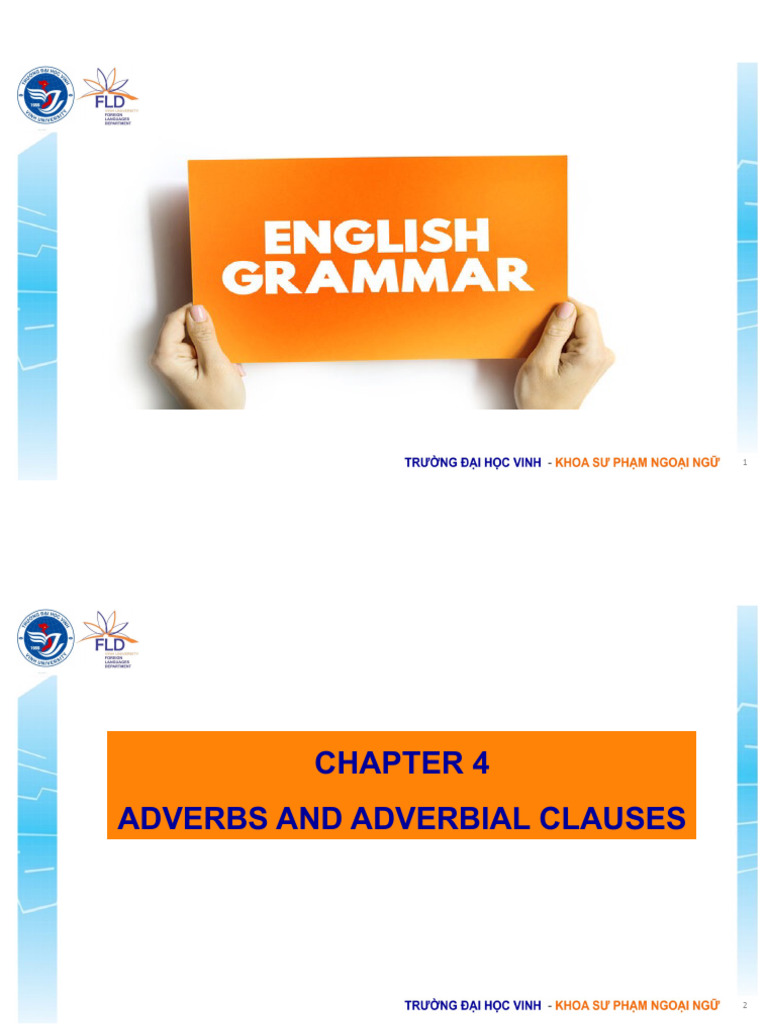 Adverbs & Adverbial Clauses | PDF | Adverb | Clause