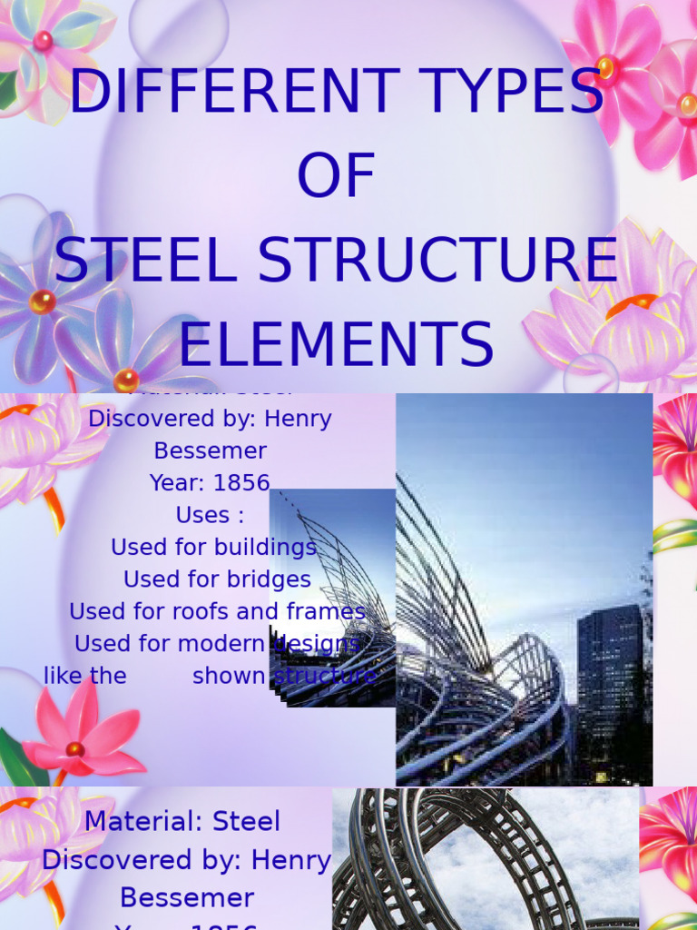 Different Types of Steel Structure Elements_20260104_191635_0000 | PDF