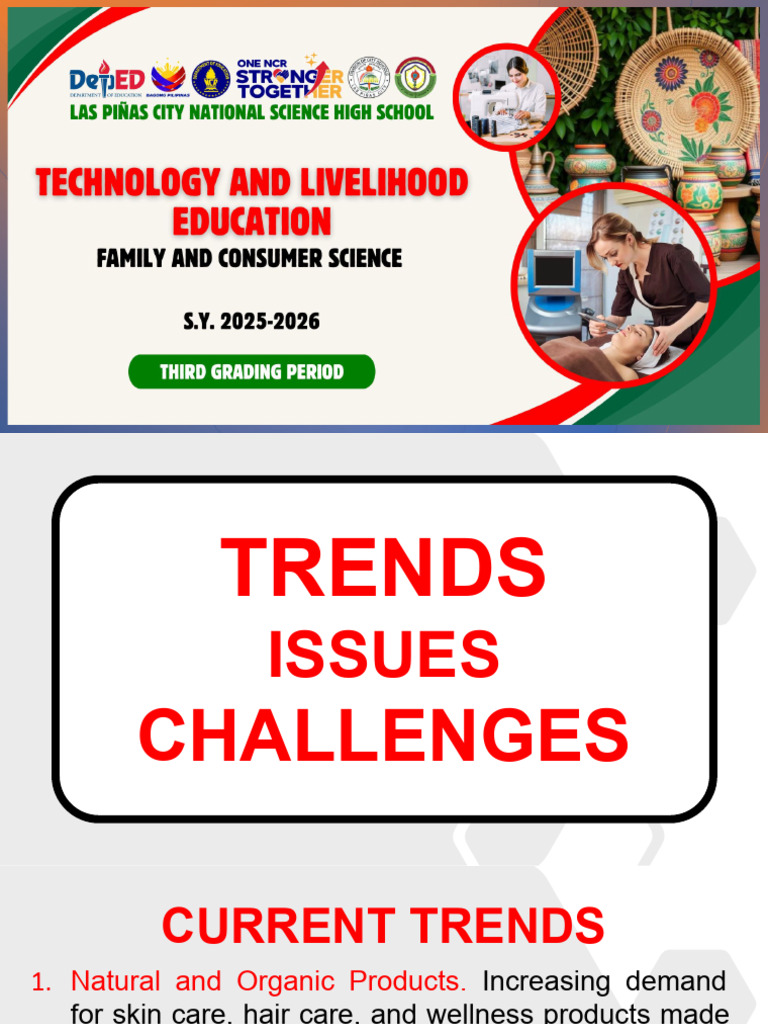 Lesson 06. Trends, Issues and Challenges in Beauty Care and Wellness ...