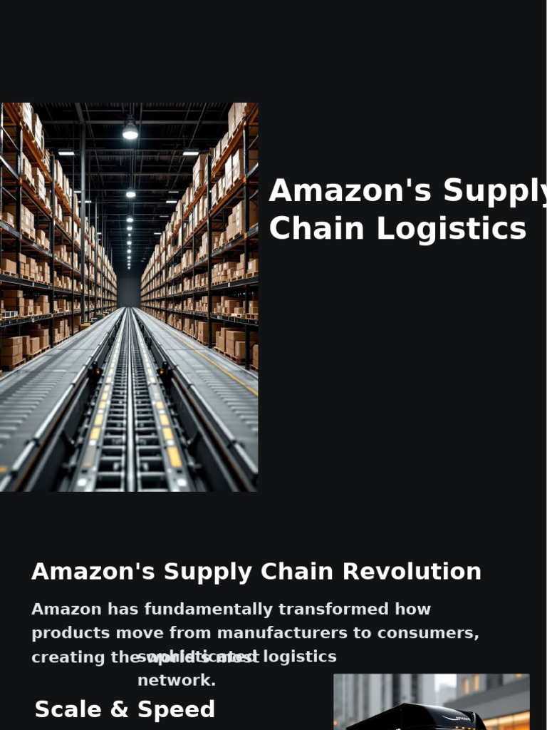 Amazons Supply Chain Logistics. | PDF | Logistics | Economies