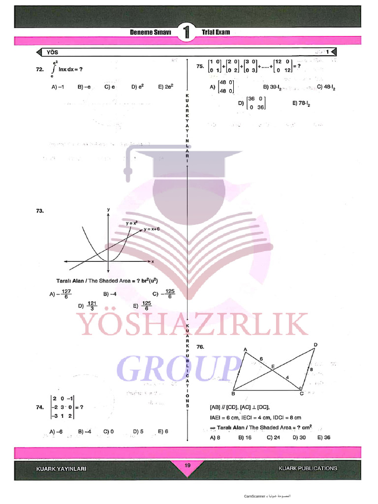 Kuark Geo Deneme Sinavlari | PDF