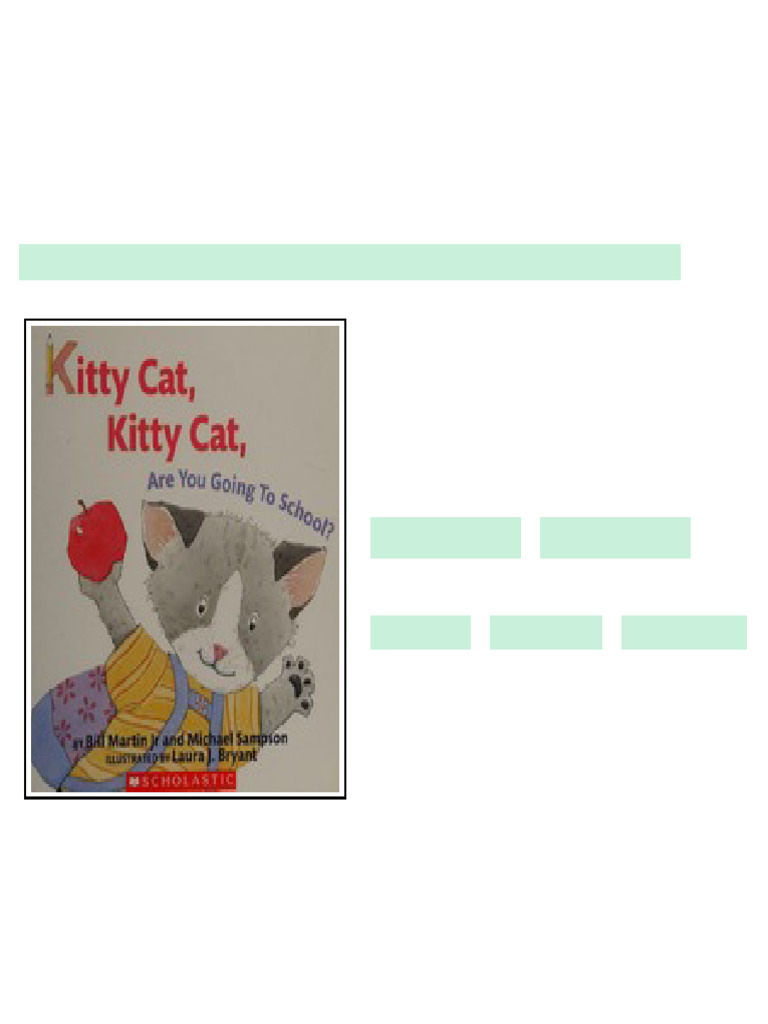 Kitty cat, kitty cat, are you going to school? ebook enhanced text 2026 ...