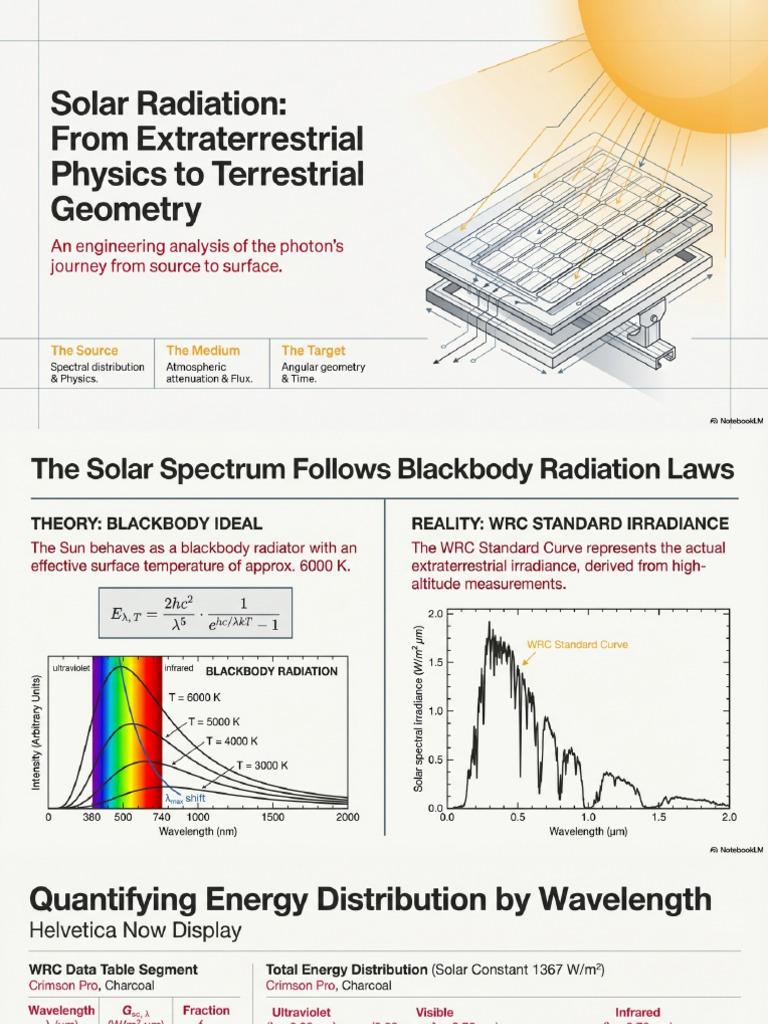 Solar Engineering Fundamentals Physics and Geometry | PDF