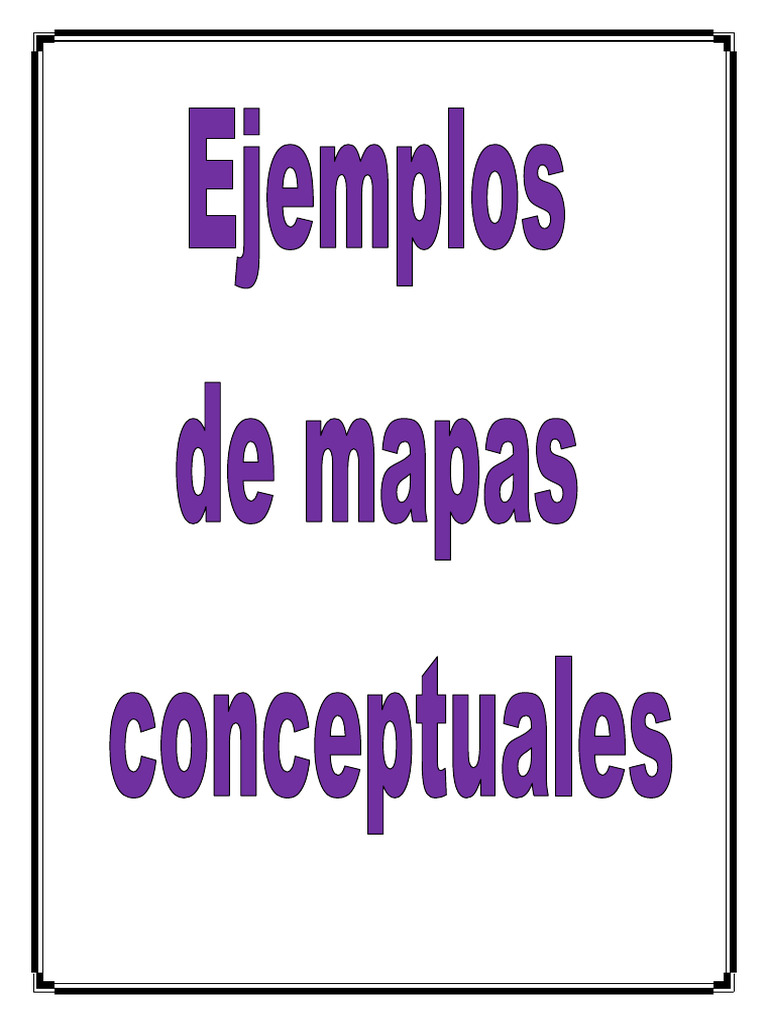 Ejemplos de Mapas Conceptuales | PDF