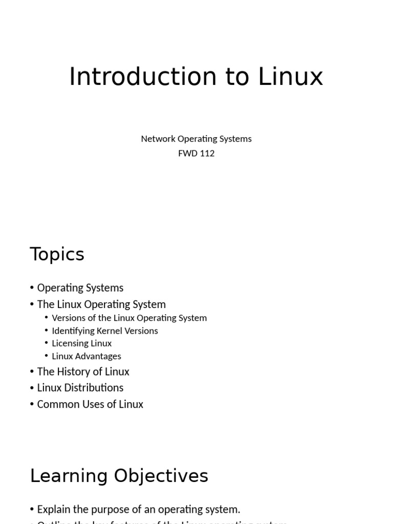 nos_01 | PDF | Operating System | Linux