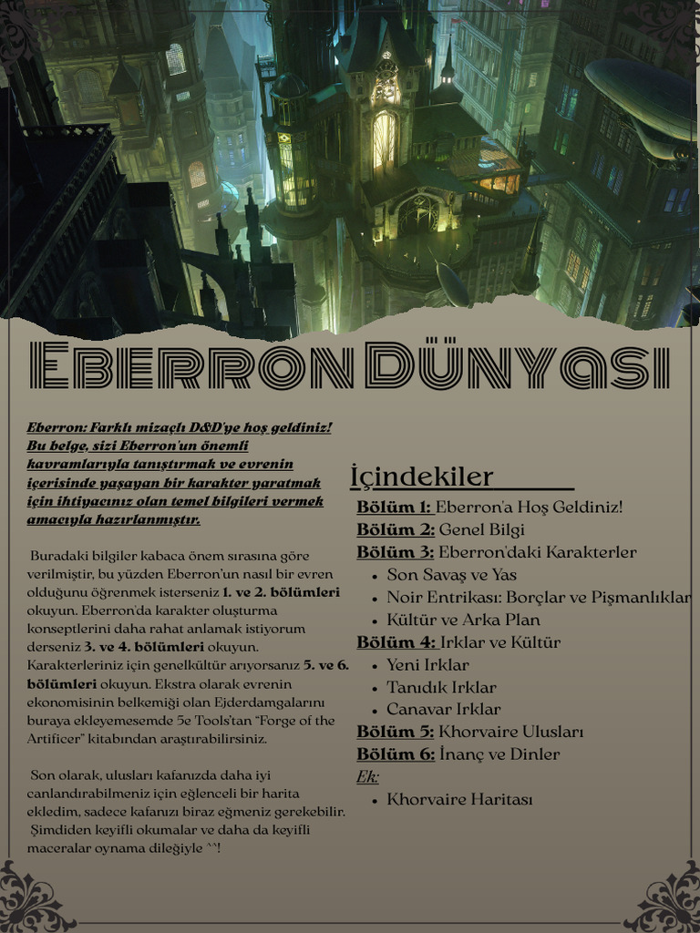 Eberron Dünyası V2 | PDF