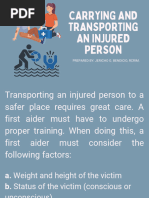 Types of Carries for First Aid | PDF | Arm
