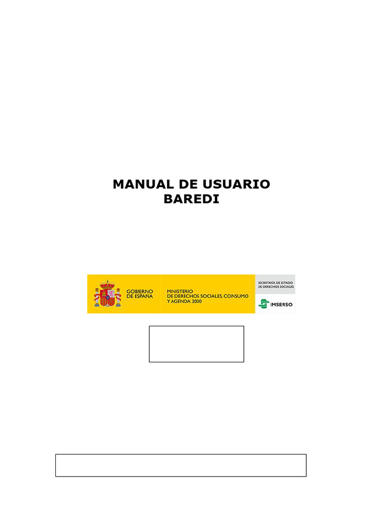 BAREDI Manual Usuario | PDF | Informática | Cuestionario
