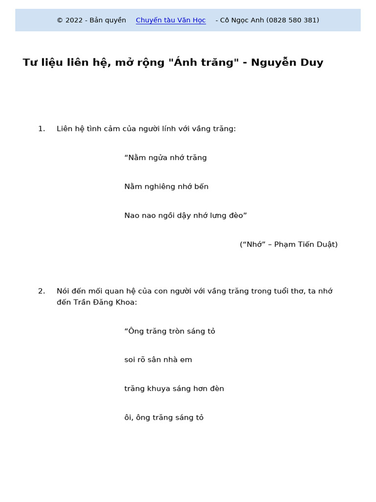 Tu Lieu Lien He Mo Rong Thi Pham Anh Trang Nguyen Duy | PDF