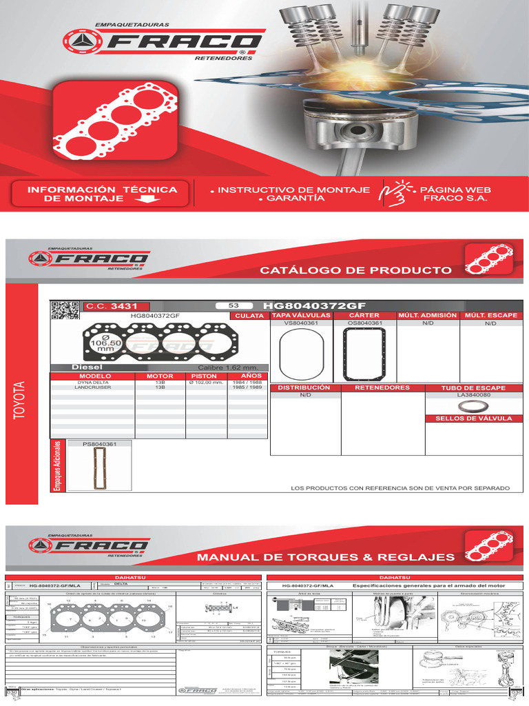 Hg 8040372 Gf | PDF | Máquinas | Tecnología del motor