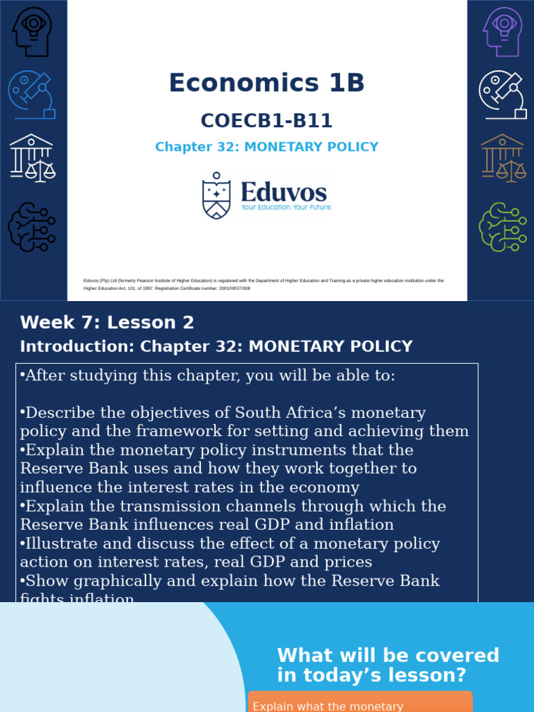 COECB1 Week 7 - Lesson 2 | PDF | Monetary Policy | Interest Rates