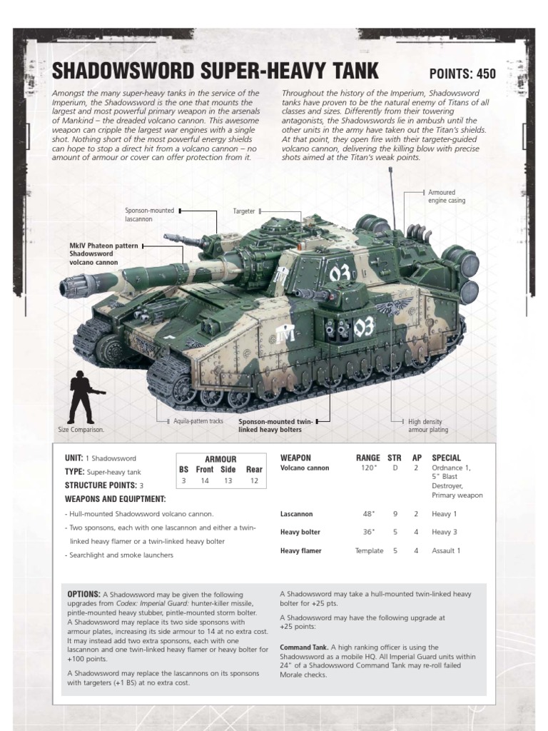 Shadowsword Datasheet