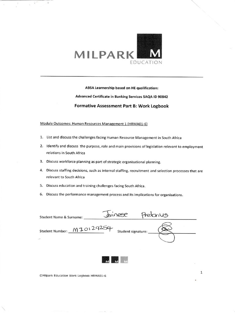 HR Logbook | PDF