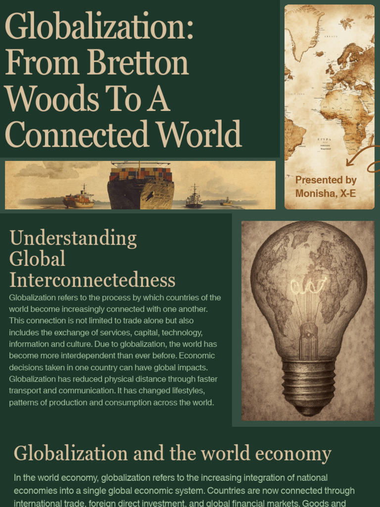 Globalization A Brief History&Economy | PDF | Bretton Woods System ...