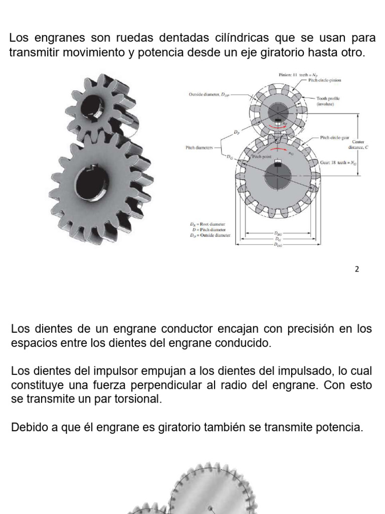 Cinematica de Engranes | PDF | Cinemática | Mecánica