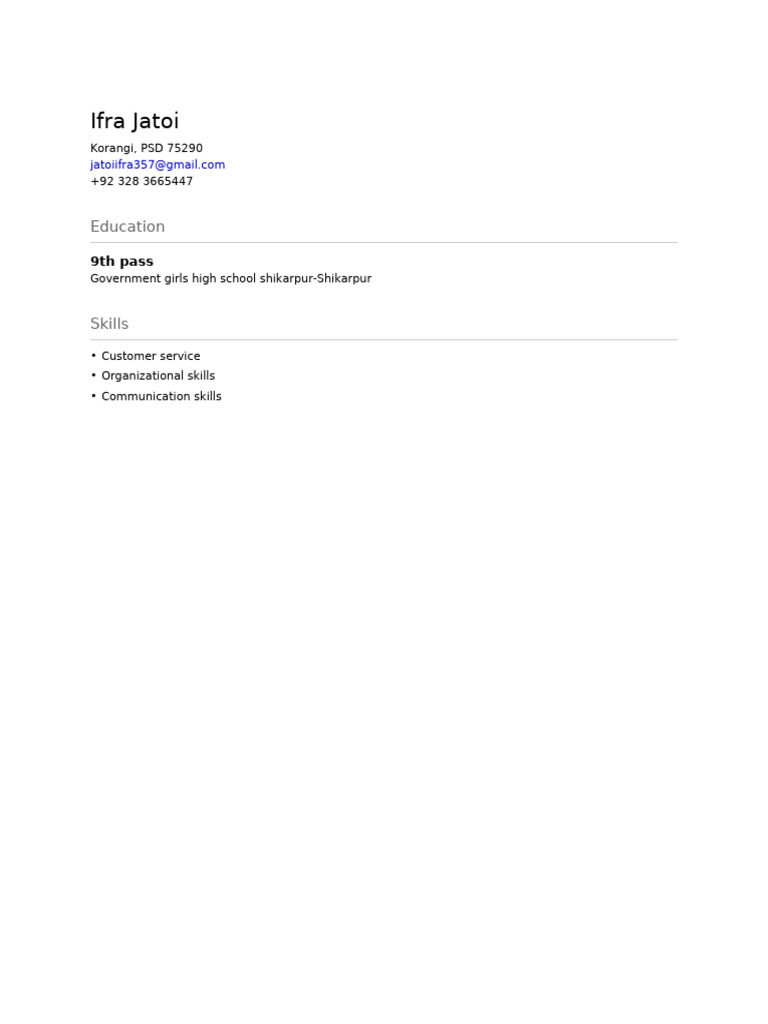 Indeed Resume | PDF