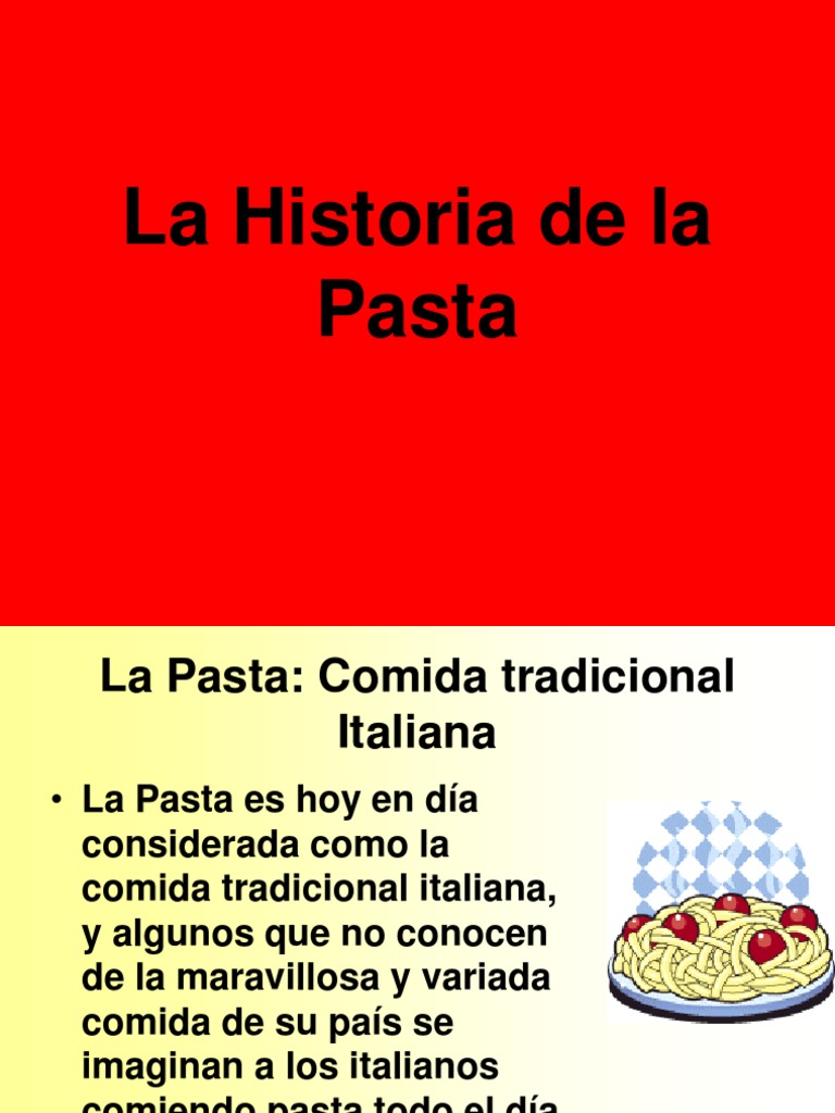 La Historia de La Pasta | PDF | Marco Polo | Pasta