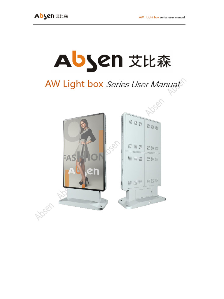 AW Light Box Series User Manual | PDF | Electrostatic Discharge | Power ...