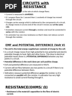 Grade 12 Electric Circuits Overview | PDF | Voltage | Series And ...