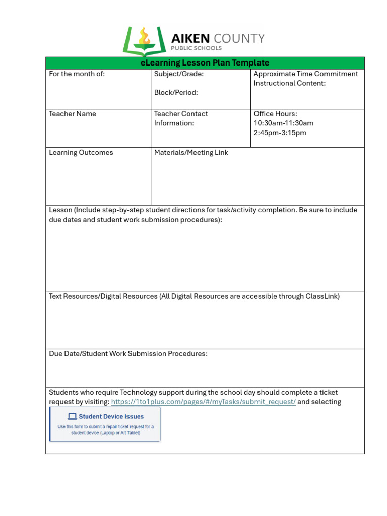 ELearning Lesson Plan 1!26!2026 Spanish 1 | PDF | Learning | Human ...