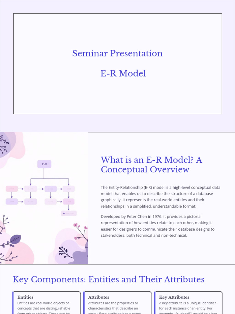 Seminar Presentation ER Model - PPTX 20260127 214405 0000 | PDF ...