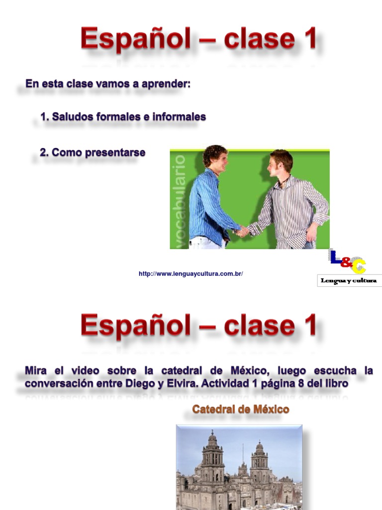 Español Verbo Ser, Pronombres Personales y Nacionalidades | PDF ...