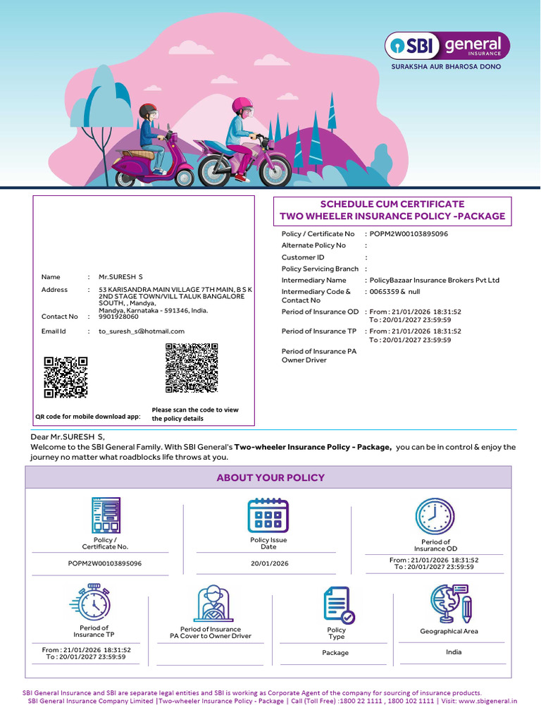 Honda Activa Insurance 2026 - 2027 | PDF | Insurance | Deductible