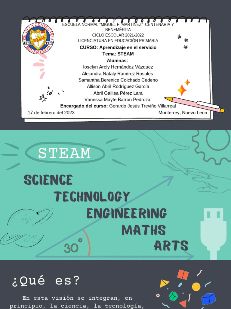 Steam | PDF | Aprendizaje | Enseñando
