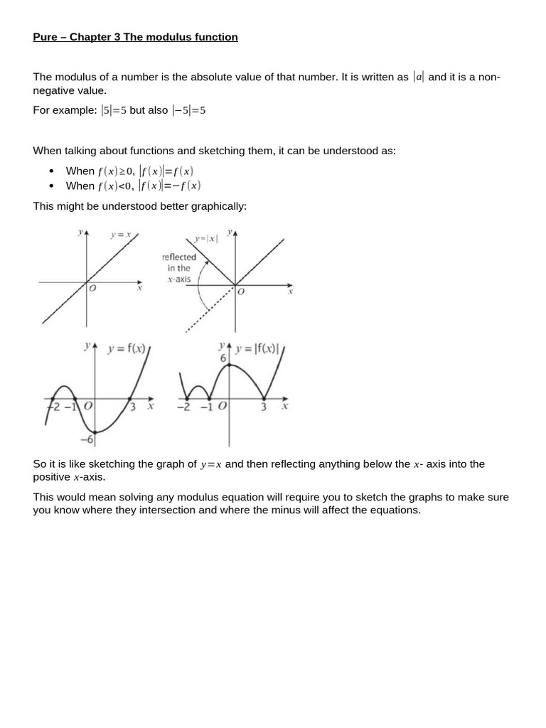 Modulus and Graph Transformations | PDF | Mathematical Objects | Arithmetic