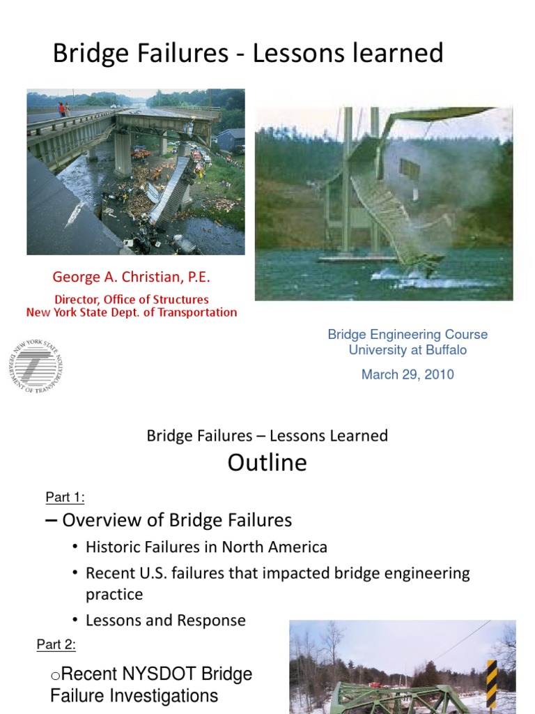 P1 Lessons Learned From Bridge Failures_FINAL | Fracture | Bridge