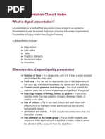 ICT Skills for Class 9: Notes & Tools | PDF | Computer Data Storage ...