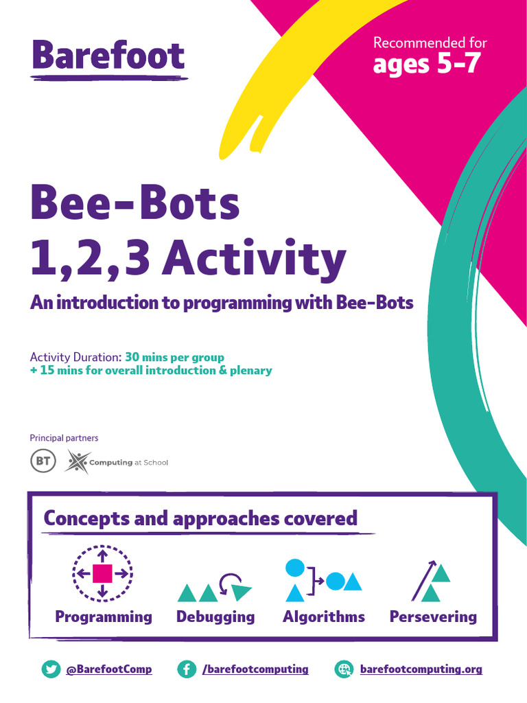 KS1 Bee Bot 123 Activity | PDF | Computer Programming | Algorithms