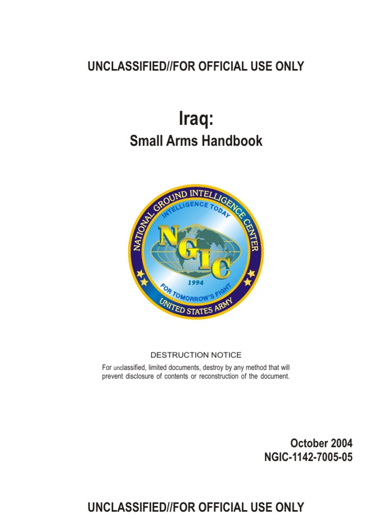Iraq Small Arms Book PDF | PDF | Magazine (Firearms) | Military Technology