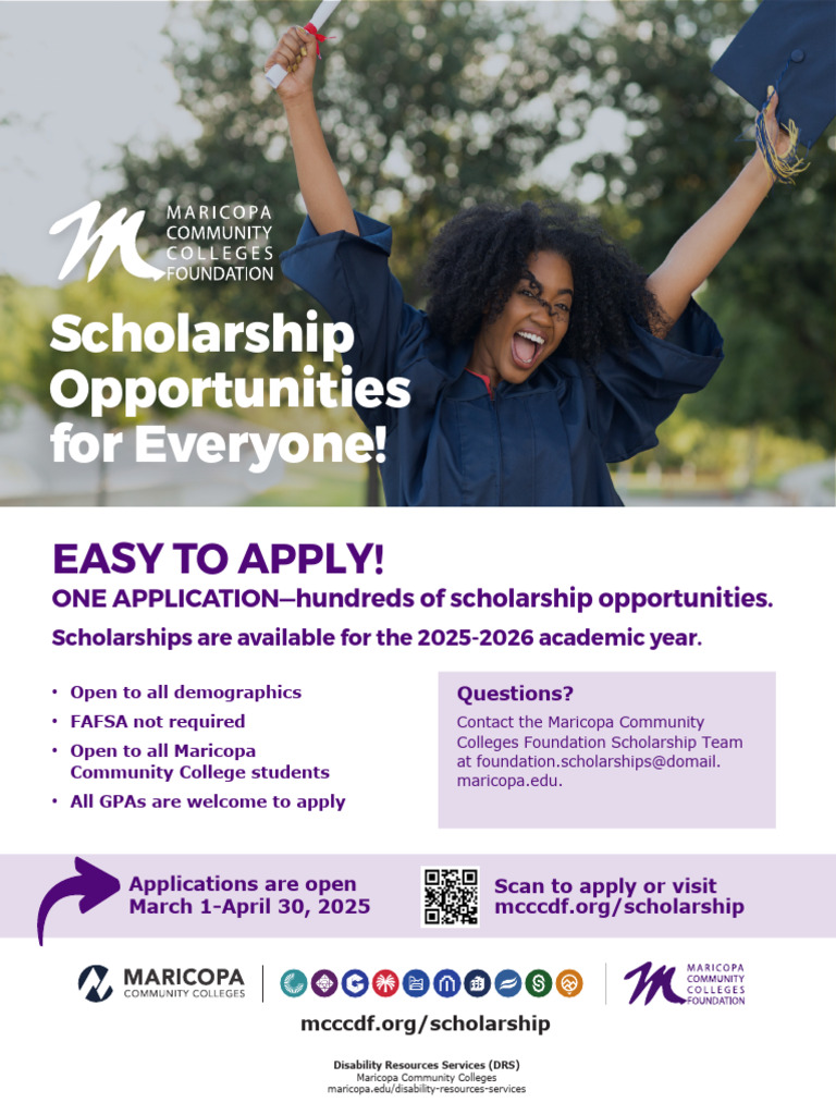 Fall 2025 Foundation Sholarship Flyer | PDF
