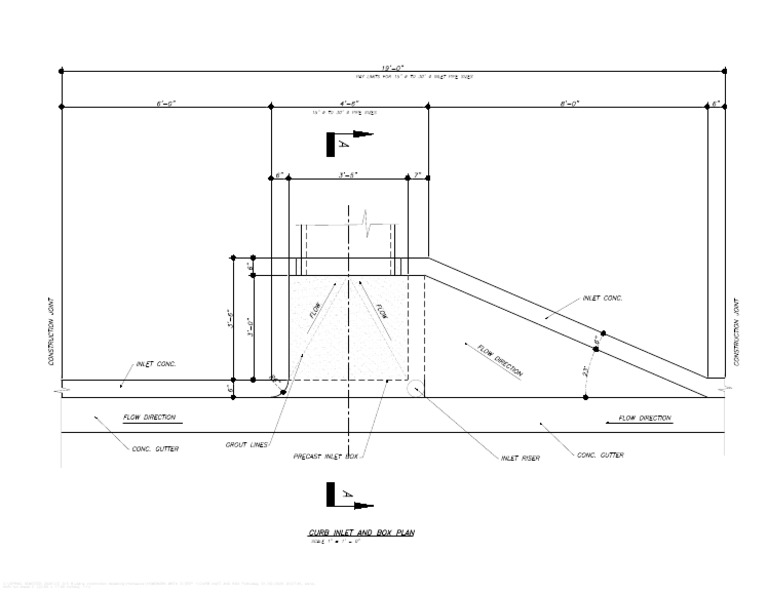 Curb Inlet and Box Plan - New Plot | PDF