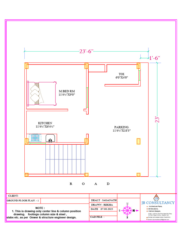 Sudhakar Mestry Ground Floor Plan | PDF