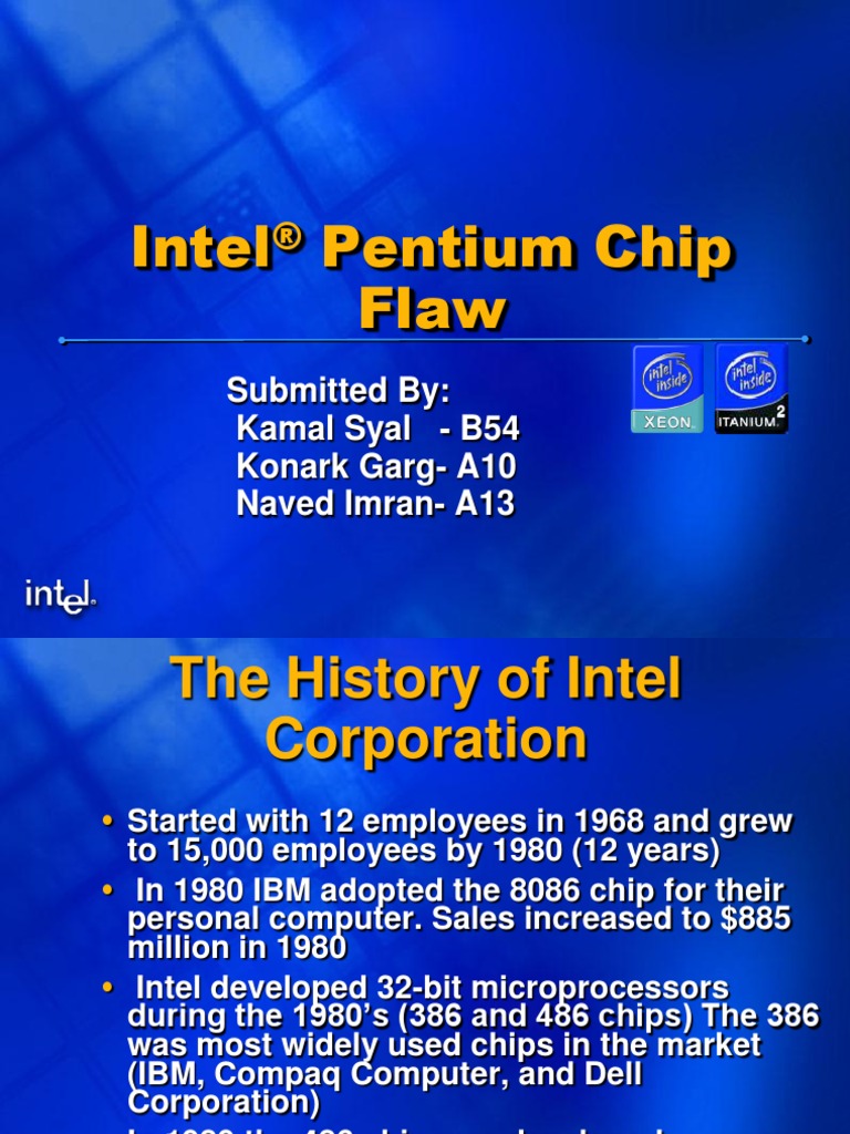 Intel | PDF | Intel | Microprocessor