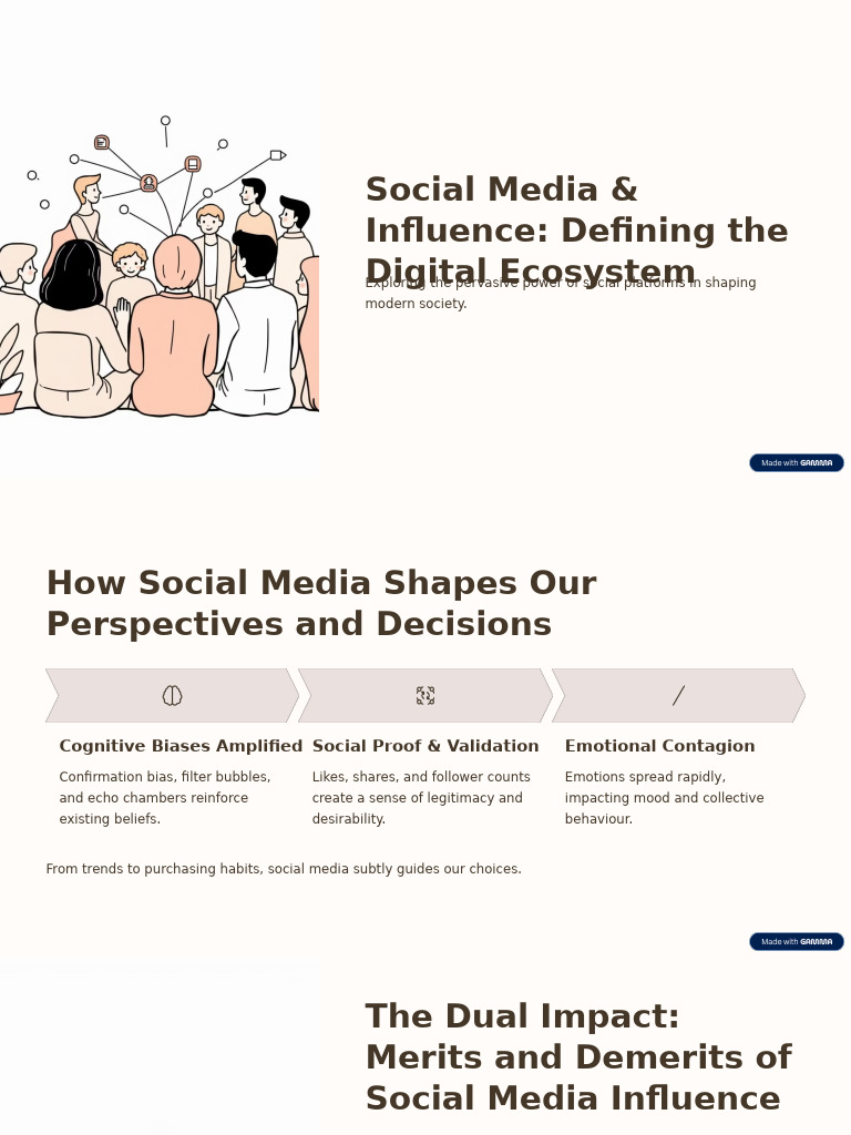 Social Media and Influence Defining The Digital Ecosystem | PDF