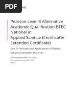 BTEC Level 3 Grade Boundaries 2025 | PDF