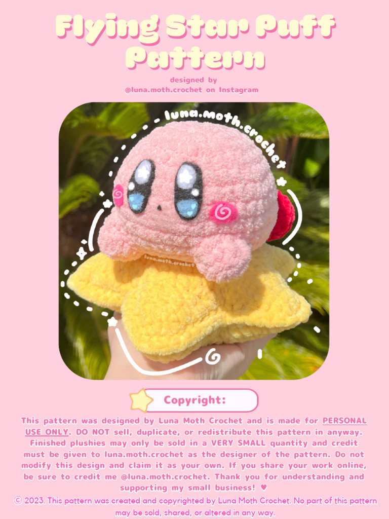 Flying Star Puff Pattern | PDF | Crochet | Crafts