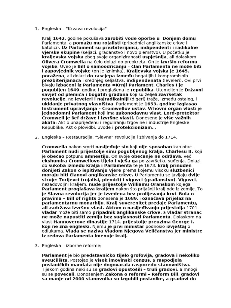 Povijest Prava I Države - Novi Vijek | PDF