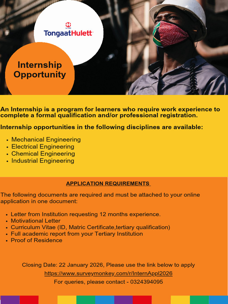 Internship Placement Advert 2026 | PDF