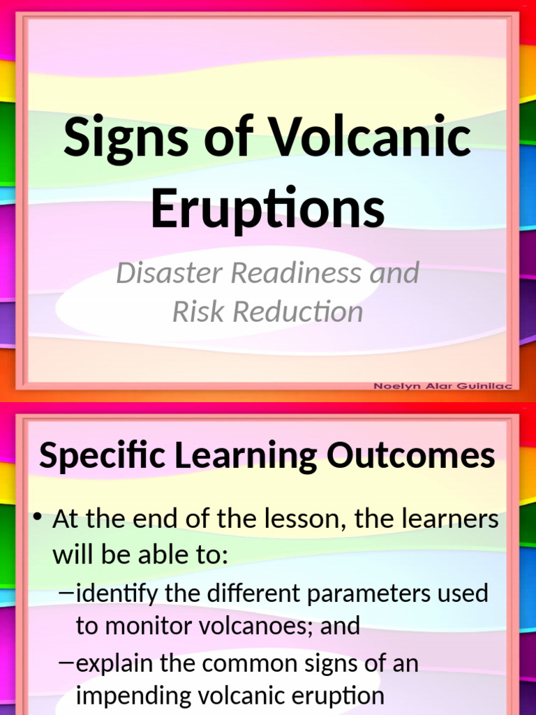 11 Signs of Volcanic Eruptions | PDF | Volcano | Volcanology