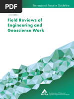 EGBC - Documented Field Review Guideline | PDF | Engineer | By Law