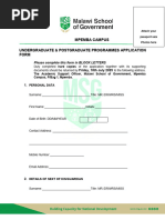 Unilus Application Guidelines 2026 | PDF