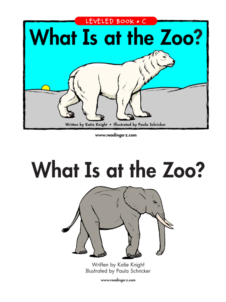 C008_What is at the Zoo_Password_Removed | PDF | Biology | Animal Rights
