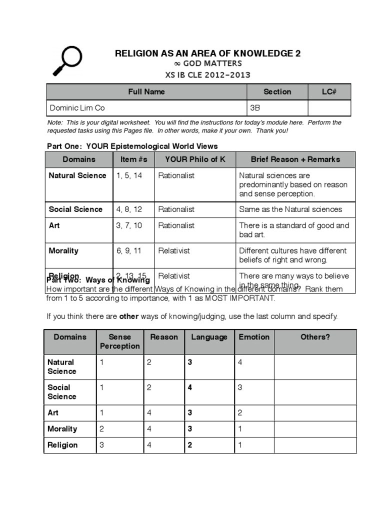 Xsibcle2013 AOK Module2 | PDF | Rationalism | Reason