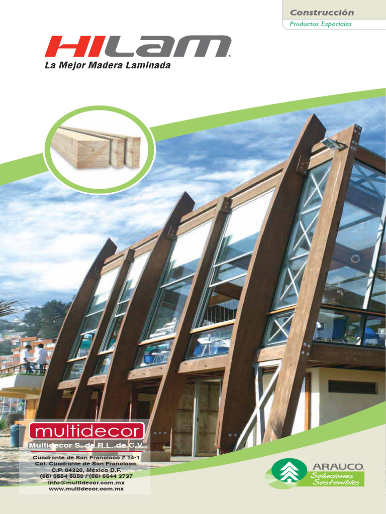 HiLam de Arauco Usos | PDF | Madera